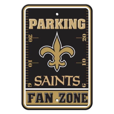 NFL New Orleans Saints Home Room Office Bar Decor Parking Sign Fan Zone ...