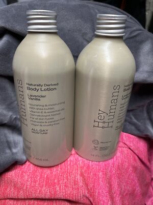 Hey Humans Lavender Vanilla Body Lotion Naturally Derived 14 Oz ( Lot ...