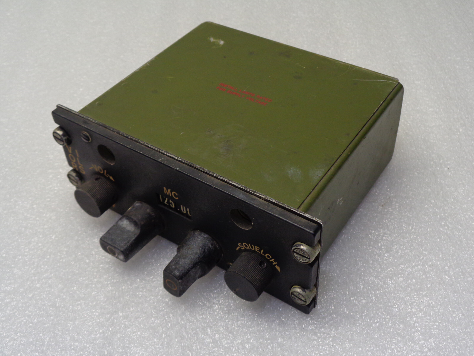 AIRCRAFT CONTROL PANEL UNIT C88-A / 22500 BY AIRCRAFT RADIO CORP | eBay