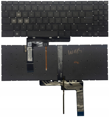 Original English US Keyboard MSI Cyborg 15 A12VF A12VE A12VEK A13VF MS ...