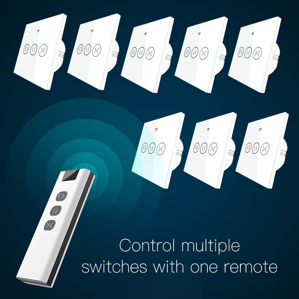 WiFi Smart Curtain Blind Switch for Electric Motorized Curtain Roller ...