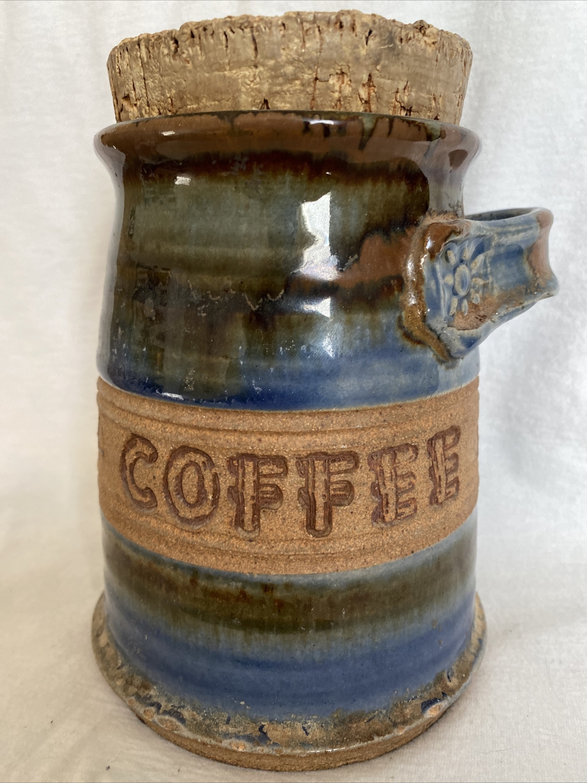 Vintage Stoneware Art Pottery Mug Signed RH Late 70s RARE | eBay