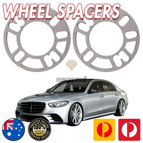 Wheel Slip On Spacer 5 mm 5x100 & 5x112 CB 66.6 mm 2 Pcs for MERCEDES ...