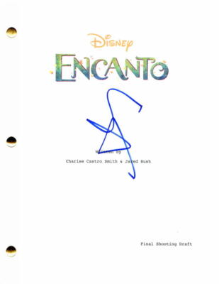STEPHANIE BEATRIZ SIGNED AUTOGRAPH DISNEY ENCANTO FULL MOVIE SCRIPT ...
