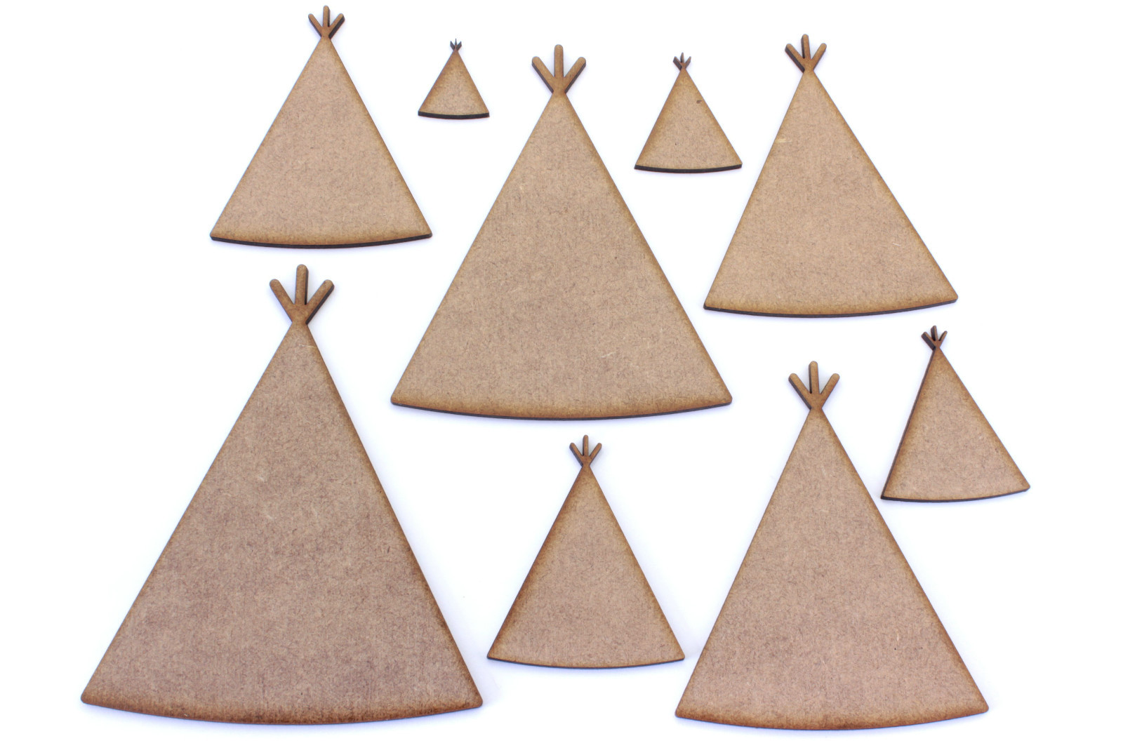 Teepee / Tipi Craft Shape, Embellishments. 2mm MDF Wood. Wigwam, Native ...