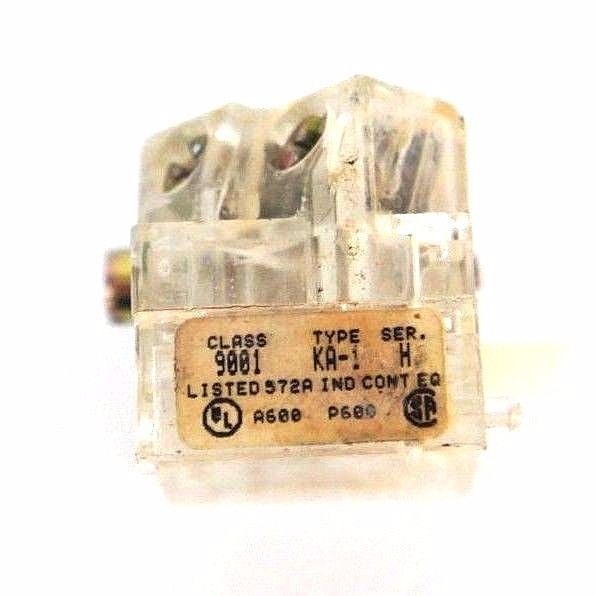 SQUARE D 9001-KA-1 CONTACT BLOCK SER H, 9001KA1 | eBay