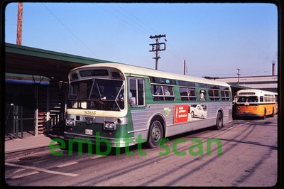 Original Slide, Chicago CTA Bus #8505, in 1965 | eBay