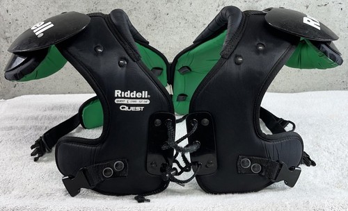Riddell Quest Youth Football Shoulder Pads Size Large (100) 13”-14” | eBay