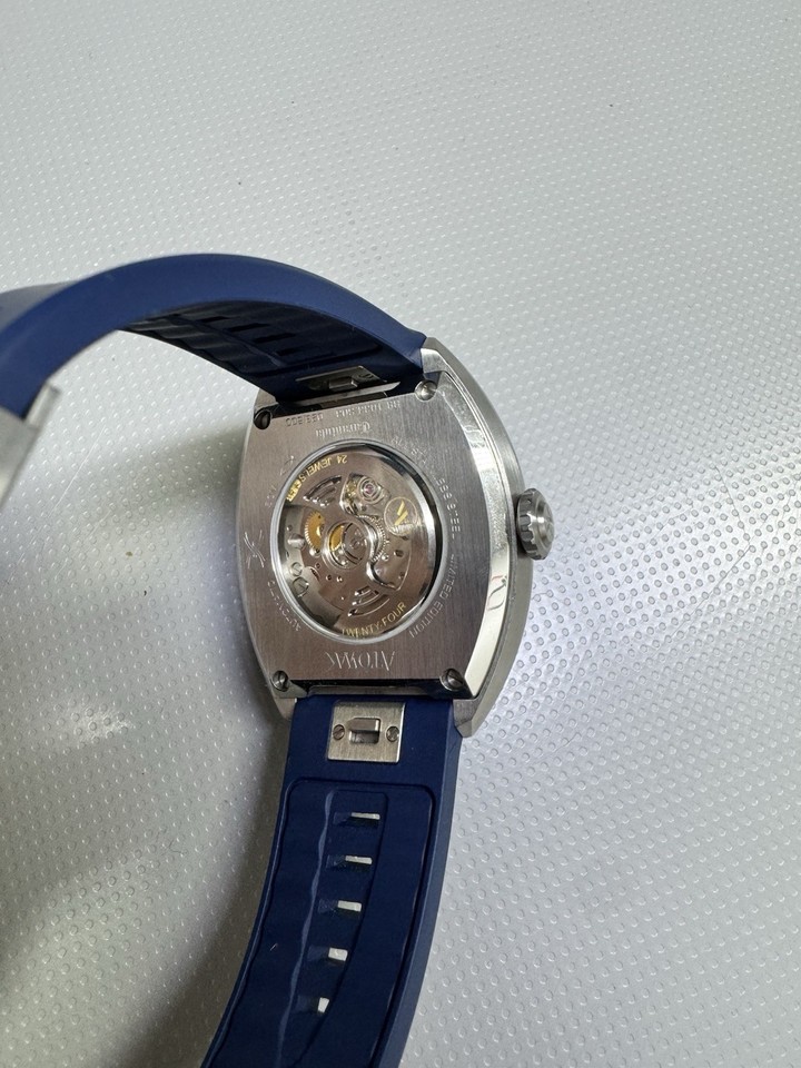 ATOWAK TARANTULA blue Wandering Hour Wheel Automatic Watch - | eBay