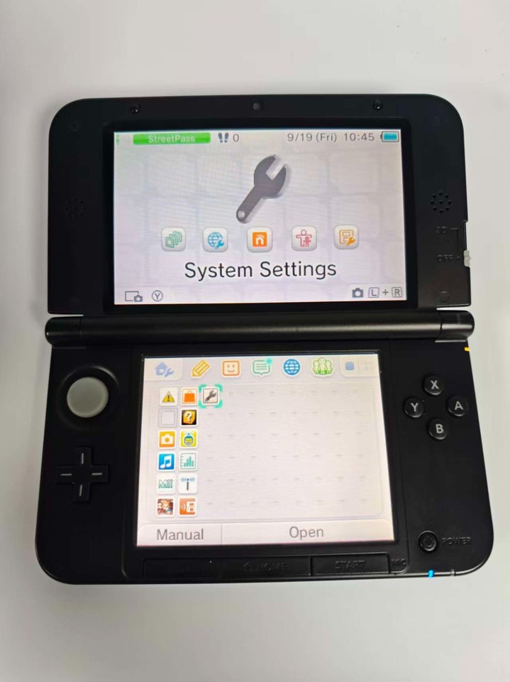 Nintendo 3DS XL Launch Edition Blue Gaming System Used | eBay
