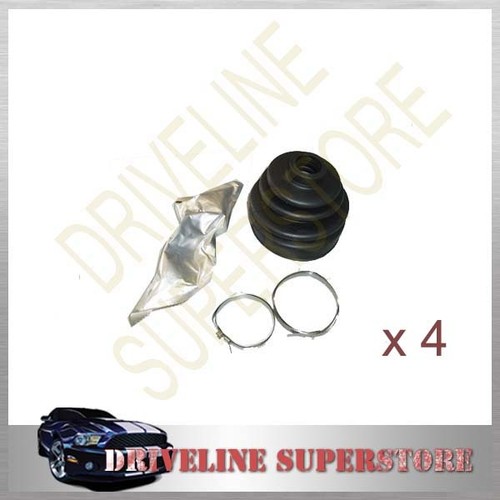 2 OUTER CV JOINT BOOTS + 2 INNER BOOT KIT FORD COURIER RAIDER 1988-2006 ...