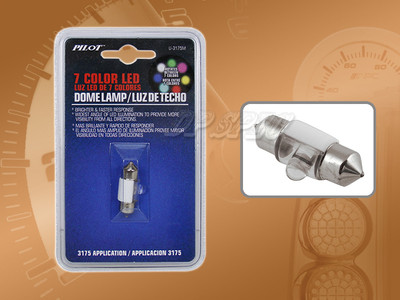 PILOT AUTOMOTIVE LI-3175M 7 COLOR LED 3175 APPLICATION DOME LIGHT LAMP ...