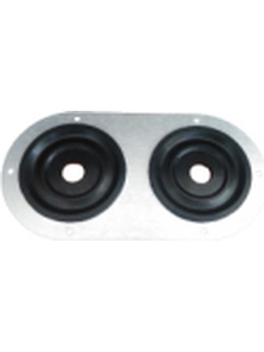 Seals-It Firewall Grommet 2 in Hole 1/2 in ID 5-3/4 x 3 in Oval Rub ...