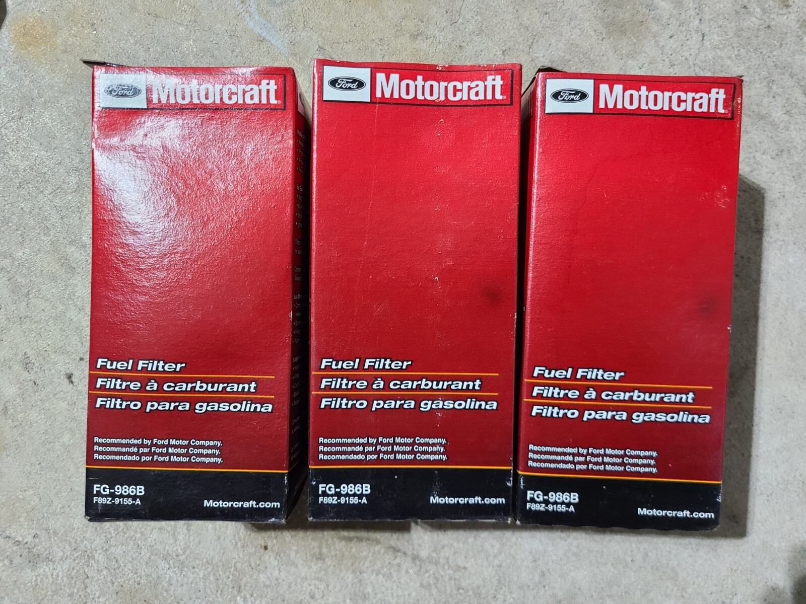 MOTORCRAFT FG 986 - Fuel filter cross reference