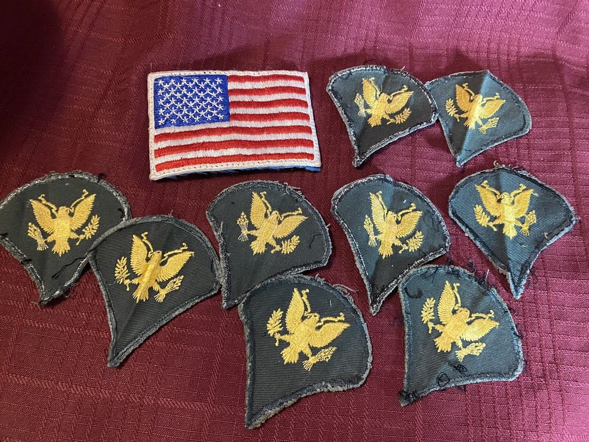 American Flag On Soldiers Patches