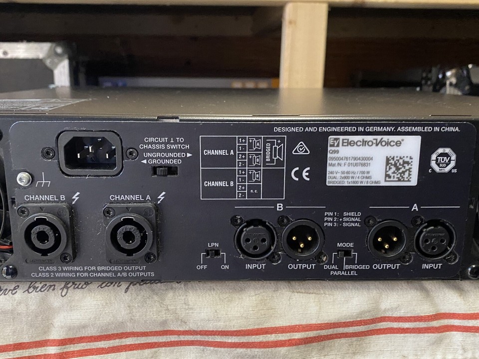 Ev Q99 Pa Power Amplifier | eBay UK