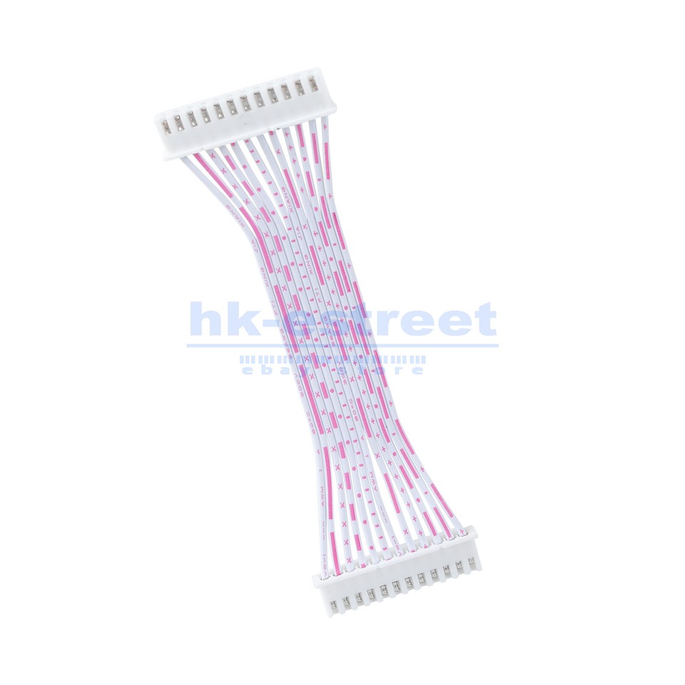 JST-XH 2.54mm Pitch Connector Cable Wire Female to Female 12-Pin 10/20 ...