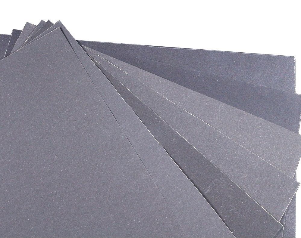 Sortiment SET Sand Schleif papier 5 Blatt P5000 P3000 P2000 P1000 P800 ...