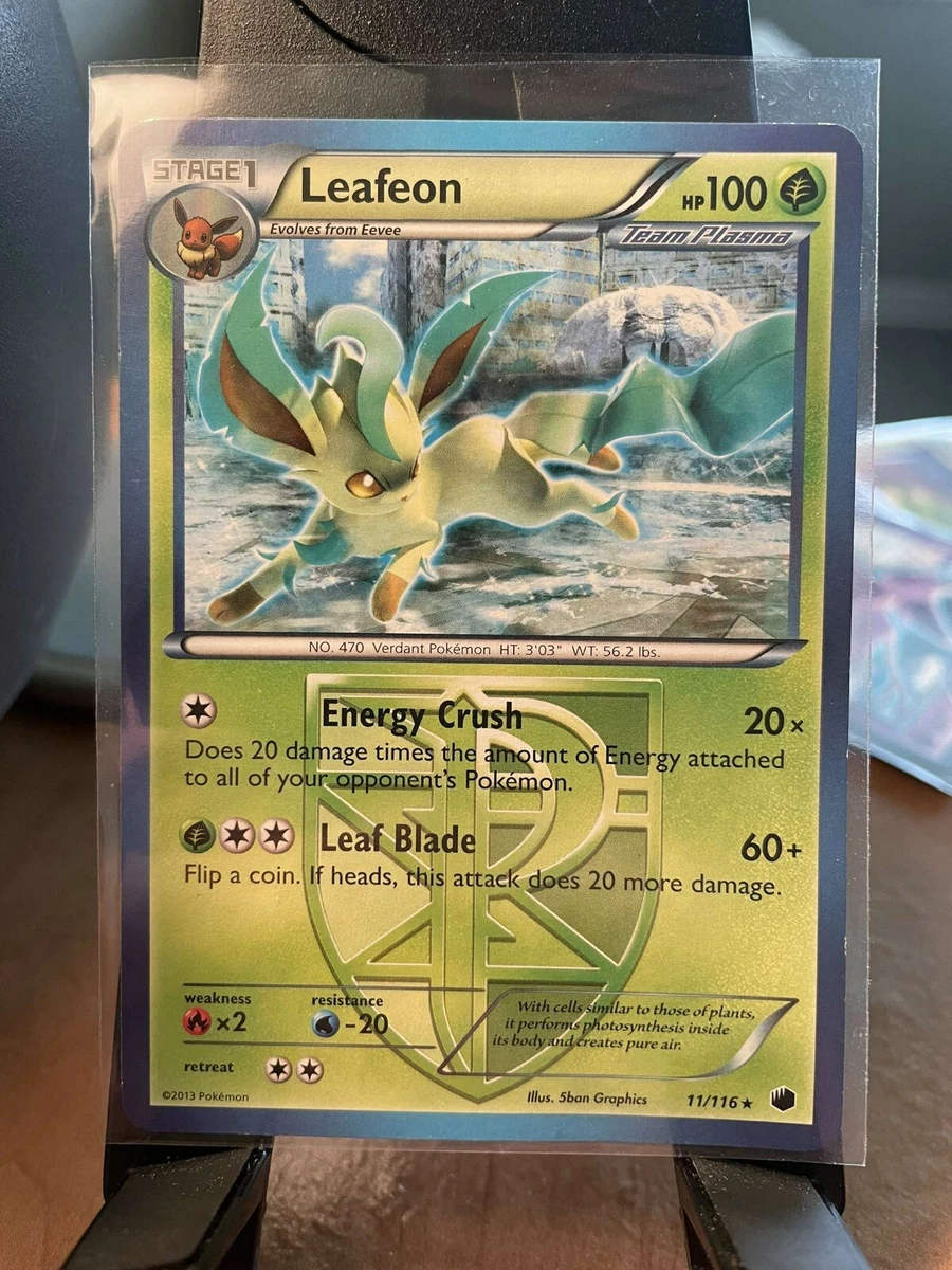 Leafeon Card Plasma