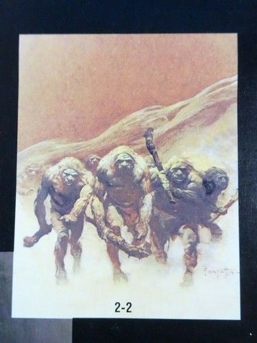 VTG FRANK FRAZETTA "NEANDERTHAL" FANTASY Litho PRINT 18 X 23 SEALED NOS ...