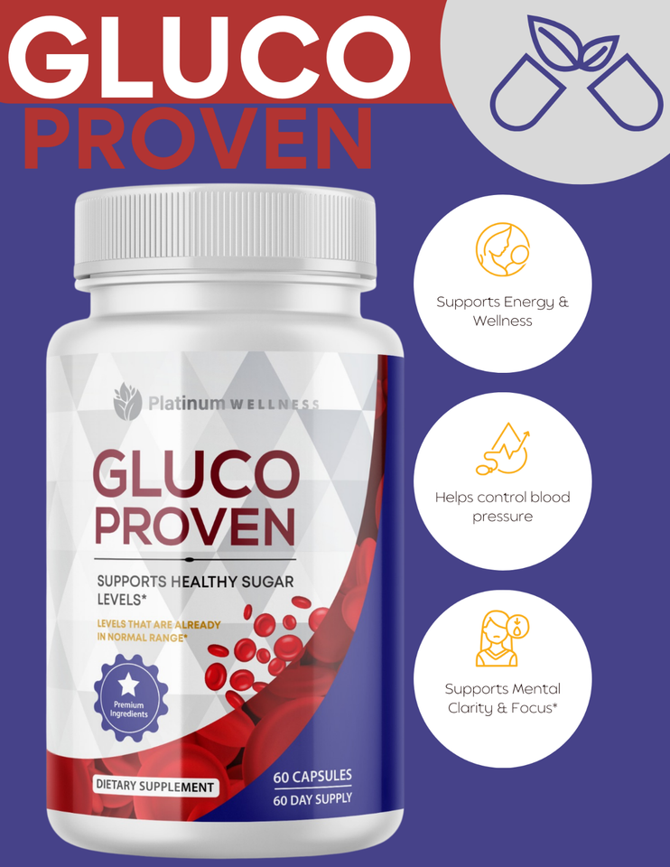 Gluco Proven, Blood Sugar Formula - 60Ct | eBay