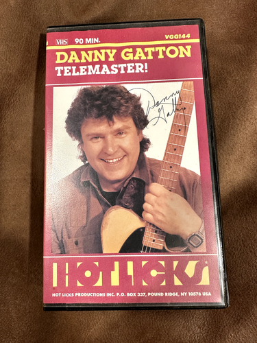 Signed Danny Gatton - Telemaster! Guitar Instructional VHS Video | eBay