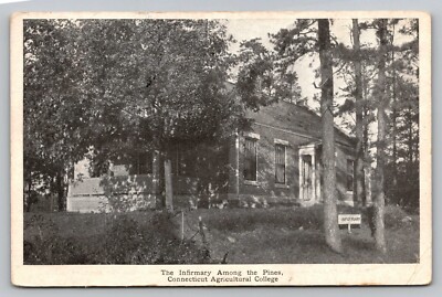 Postcard Connecticut Agricultural College Infirmary Building (Old UConn ...