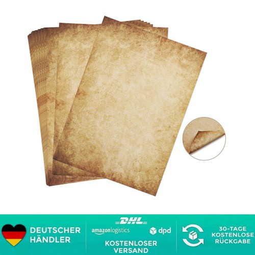 60 Blatt Briefpapier Altes Papier Vintage Alt Casanova ...