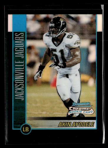 Akin Ayodele 2002 Bowman Chrome #219 Refractors /500 Jacksonville Jaguars | eBay