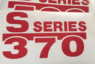 Scania "S Series 370" Logo Stickers Decals Graphics x 2 | eBay