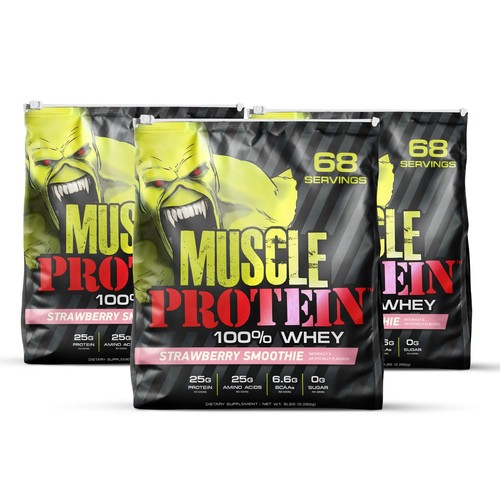 Muscle Whey Protein Powder 15LB 204 Servings – Build Lean Muscle ...