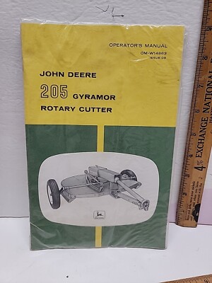 John Deere 205 Gyramor Rotary Cutter Operators Manual OM-W14863 Issue ...