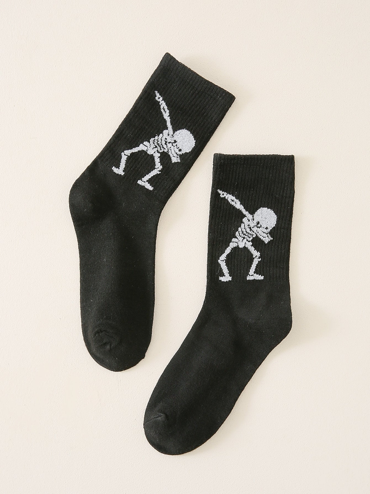 Skeleton Figure Crew Socks Silly Socks for Men Funky Socks Funny Socks ...