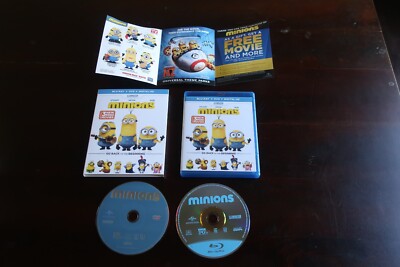 Minions (Blu-ray + DVD, 2015) 3-Movie Mini Collection Combo Pack ...