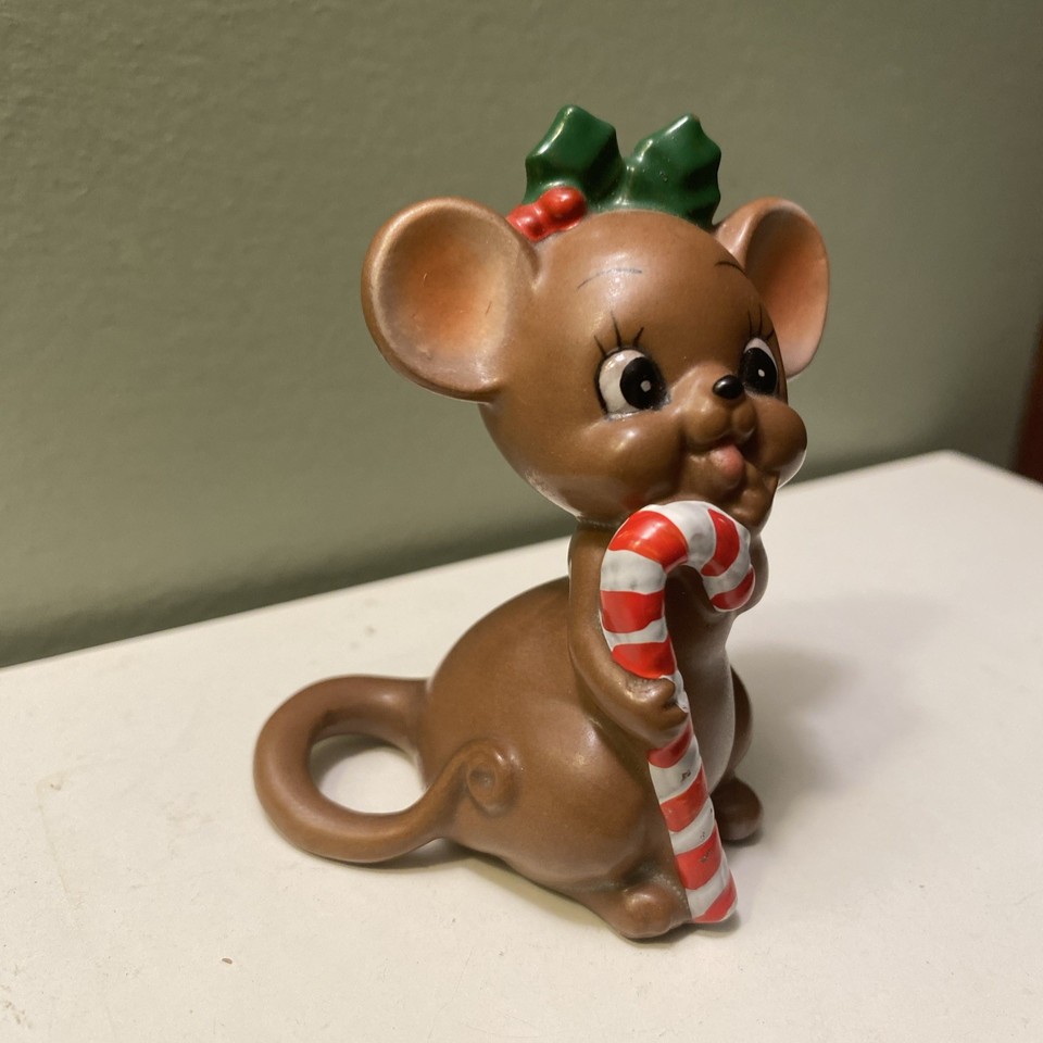 Vintage Japan Josef’s Originals Mice X-Mas Figurine w/ Candy Cane ...