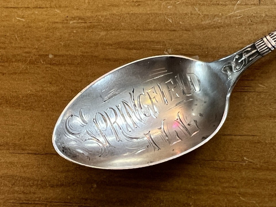 Springfield Illinois Lady Justice Sterling Silver Souvenir Spoon | eBay