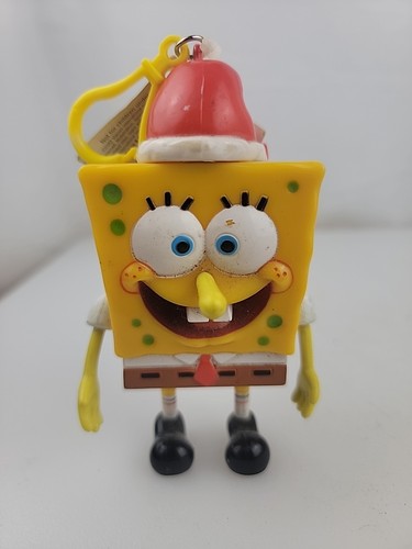 4" Spongebob Squarepants Key Chain Key Ring Christmas Santa Candy ...