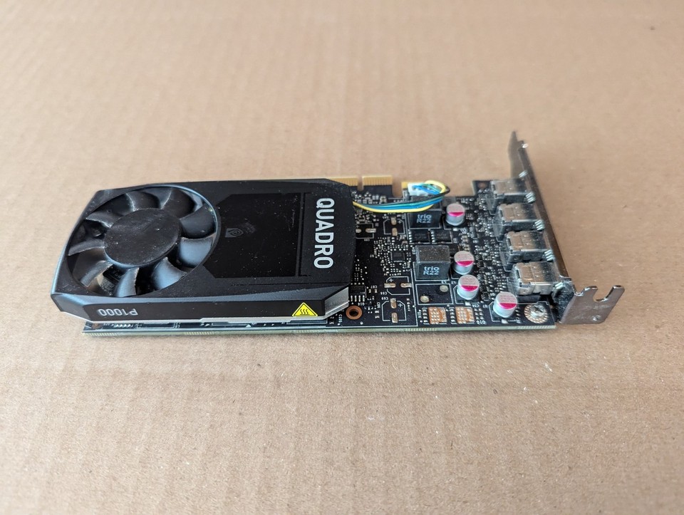 NVIDIA QUADRO P1000 4GB GDDR5 PCIE 4 MINI DP LOW PROFILE VIDEO CARD ...