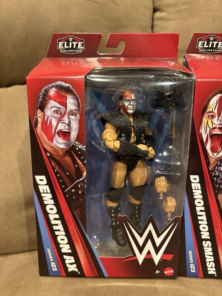 WWE ELITE 123 Demolition Ax & Smash Wrestling Action Figures 2025 New ...