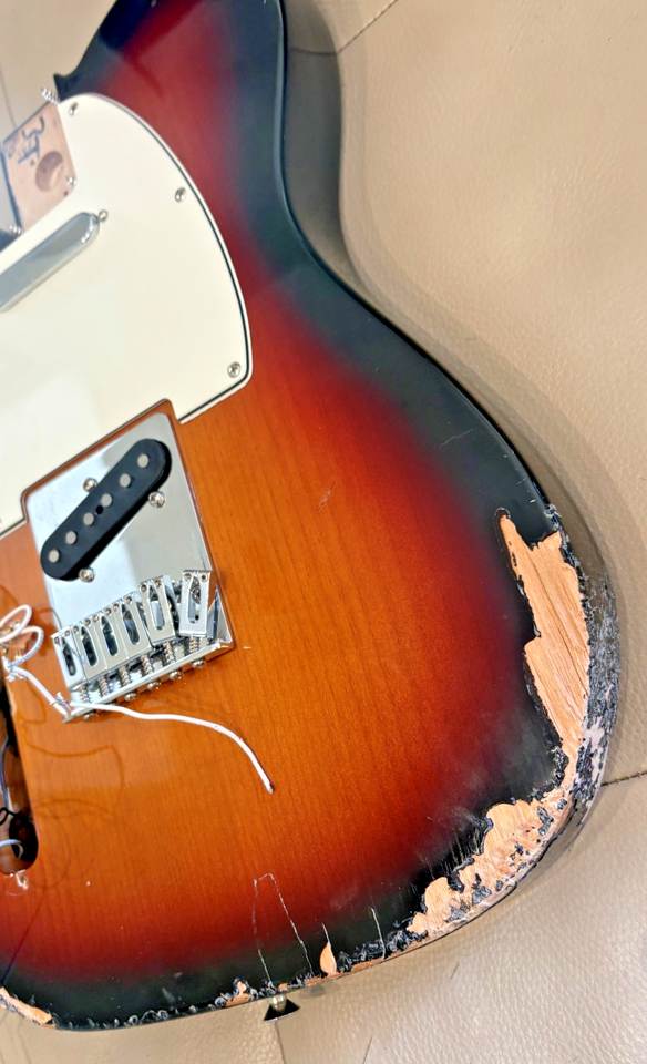 Fender MIM Telecaster Loaded Lefty Body from Broken Guitar AS IS | eBay