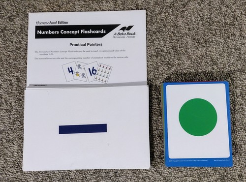 Abeka Number Concept Cards & Basic K5 Concept Cards (Complete Sets) | eBay