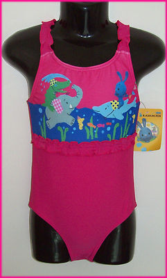 PINK GIRLS TOGS Sz 3 or 4 - Gorgeous Hot Pink GIRLS BATHERS / Swimwear ...