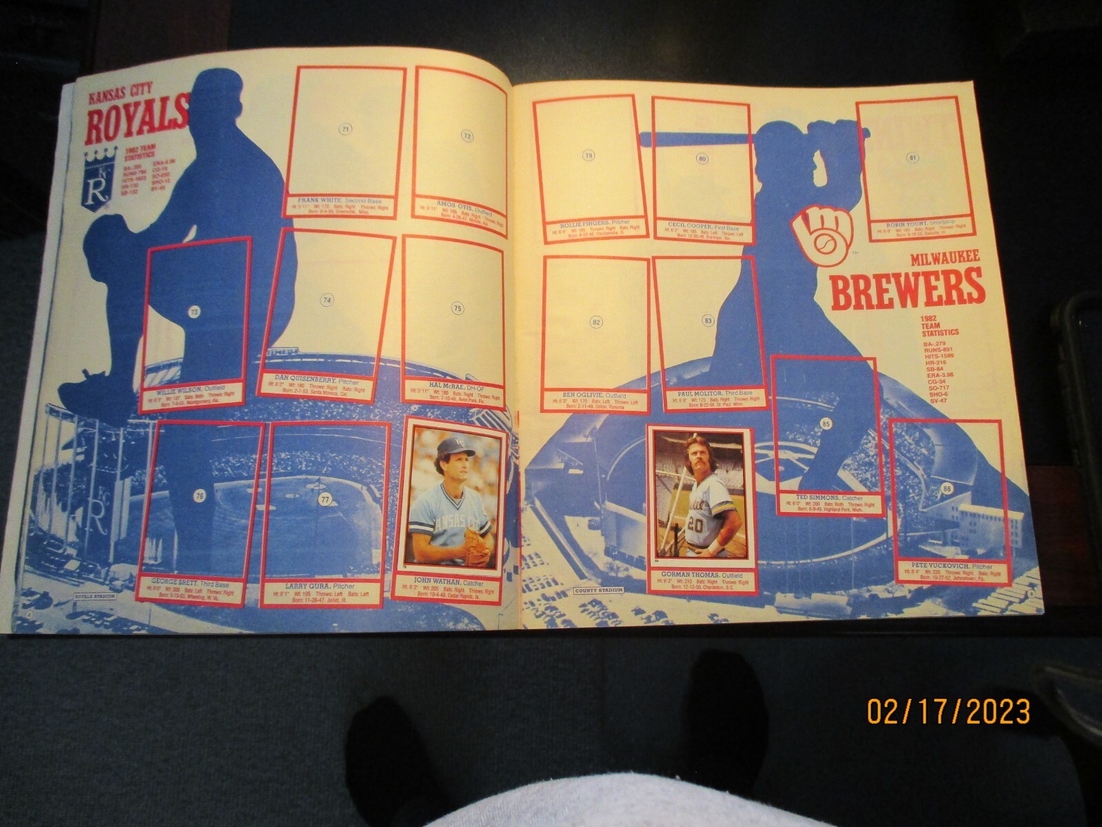 1983 Topps Baseball Sticker Album 32 Pages - Ready To Be Completed | eBay