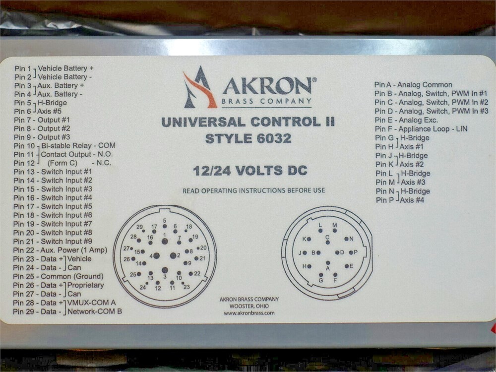 Akron Universal II Logic Box, Monitor Control Style 6032 - NEW | eBay