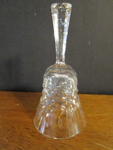 Crystal/Cut Glass bell, no clapper | eBay