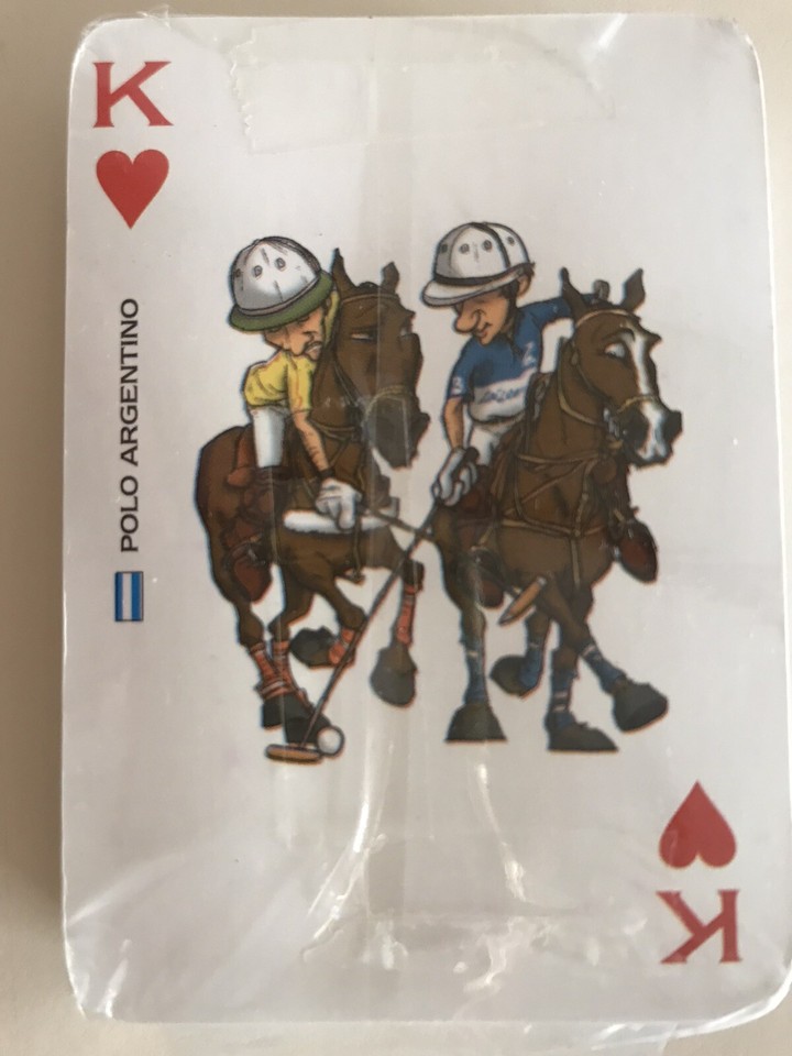 POLO ARGENTINA HORSES RARE PÓKER DECK PLAYING CARDS FACTORY SEALED ...