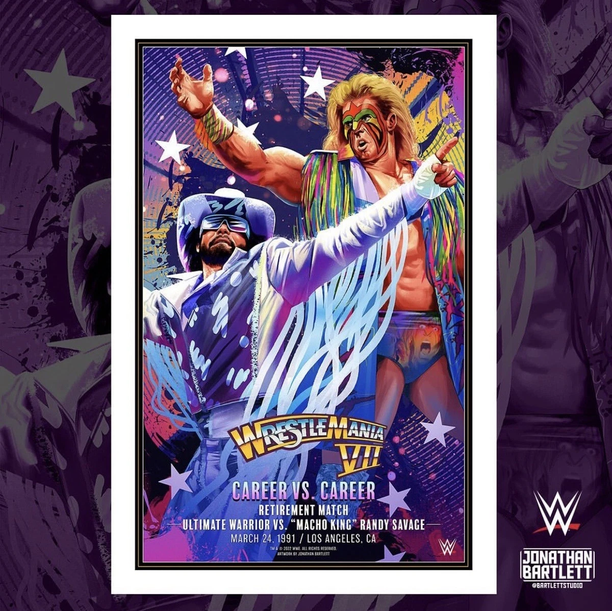 Wrestlemania 7 Card