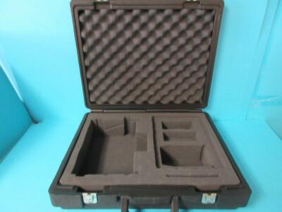 Heavy Duty Hard Plastic Hinged Lockable Carrying Case Padded Insert w ...