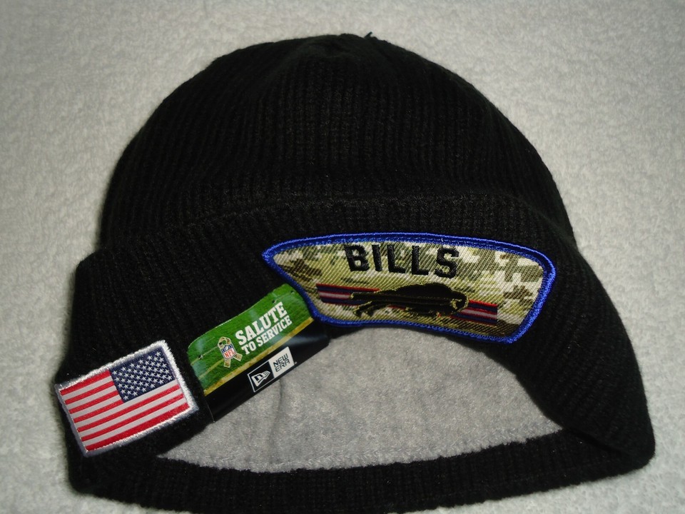 BUFFALO BILLS 2021 SALUTE TO SERVICE NEW ERA ON FIELD KNIT HAT NEW WITH ...