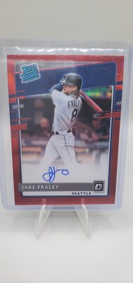 2020 Optic JAKE FRALEY Red Holo Prizm Rated Rookie Auto RC #'d 37/50 ...